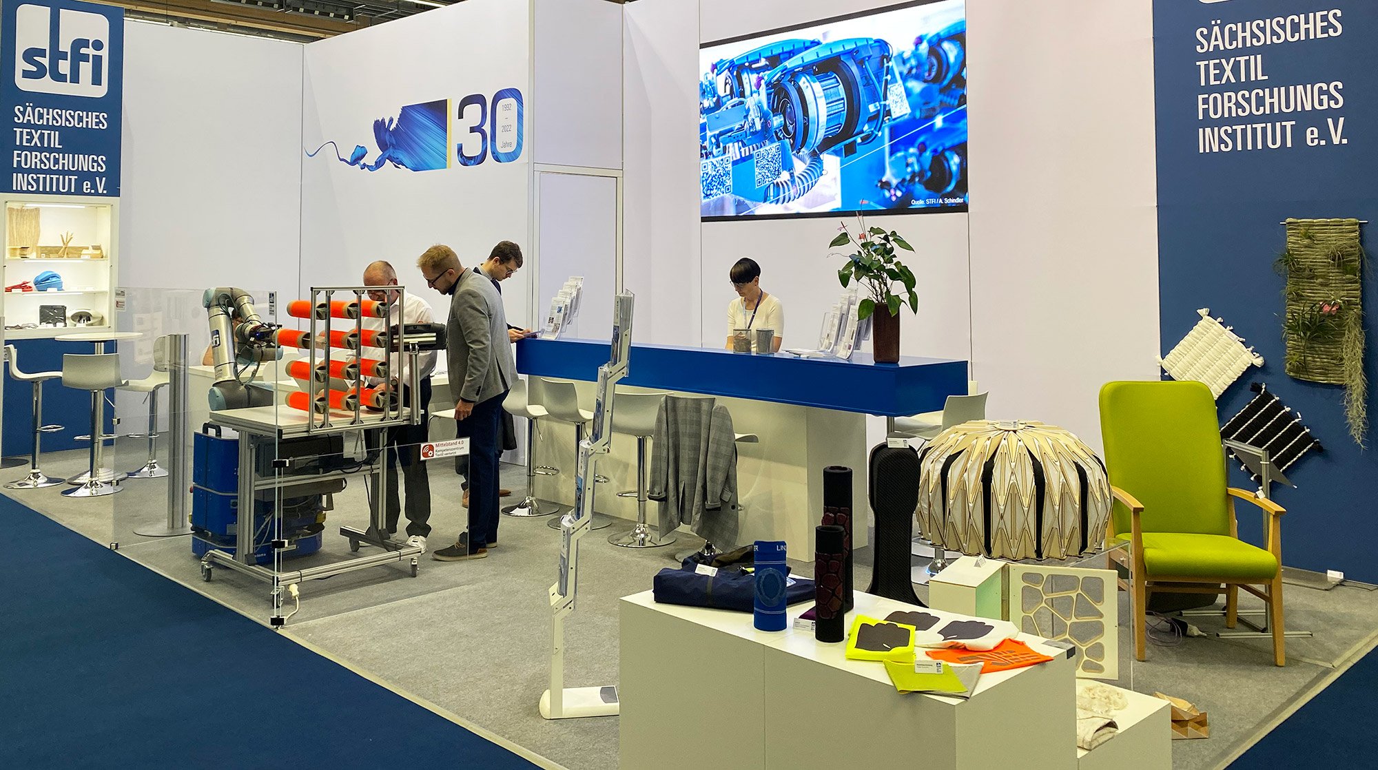 Das STFI auf der Techtextil 2022- Sächsisches Textilforschungsinstitut ...